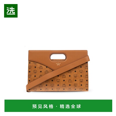 1h可退 欧洲直邮MCM 女士斜挎包MWTESAK01CO0COGNAC单肩包手提包