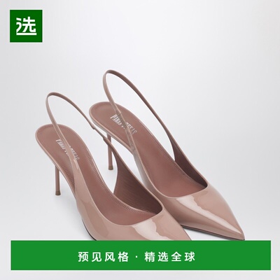 1h可退 香港直邮Paris Texas 女士 Lidia 粉色漆皮露跟高跟鞋 PX1