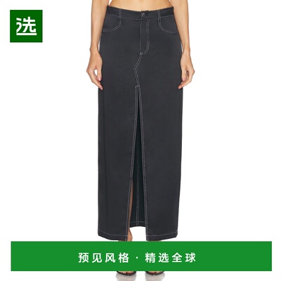 1h可退 香港直邮Fleur Du Mal 女士 真丝长款半身裙 SK0185