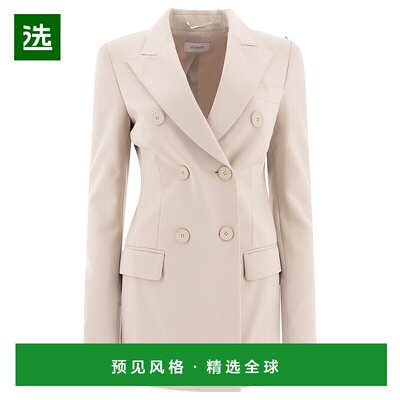 香港直邮Sportmax 斯宝麦斯 女士 spear lapels 双排扣西装外套 2