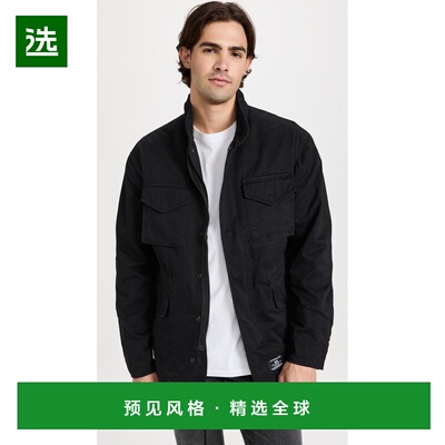 香港直邮Alpha Industries 男士 M-65 宽松款军装大衣