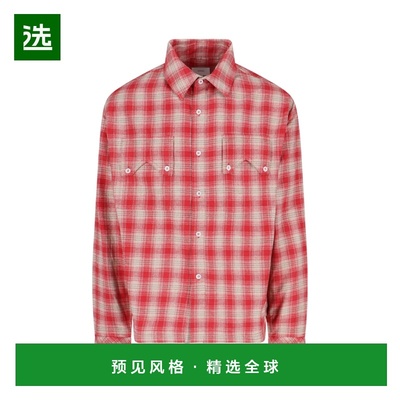 1h可退 香港直邮Rhude 男士 红色衬衫 RHSS25SR020123073