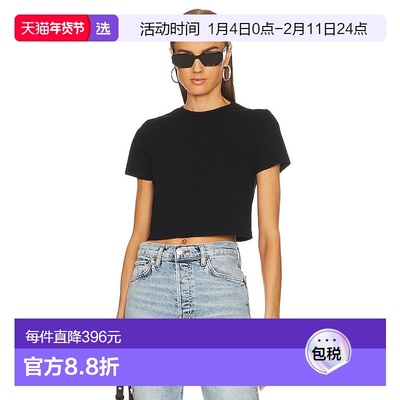 1h可退 香港直邮redone 女士 x Hanes 超细T恤 13702WMICROT