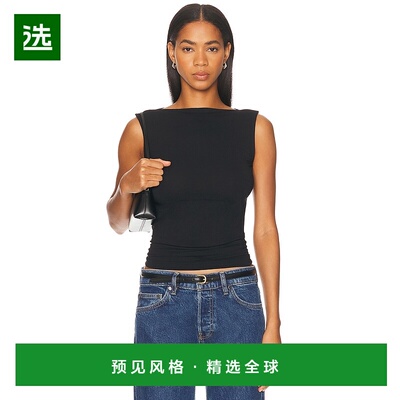 1h可退 香港直邮Wolford 女士 Aurora 无袖上衣 56219 black黑色