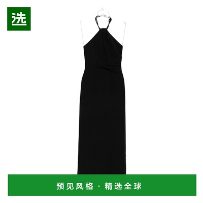 1h可退 香港直邮SOLACE LONDON 女士 RIVA 长款连衣裙 OS33015BLA