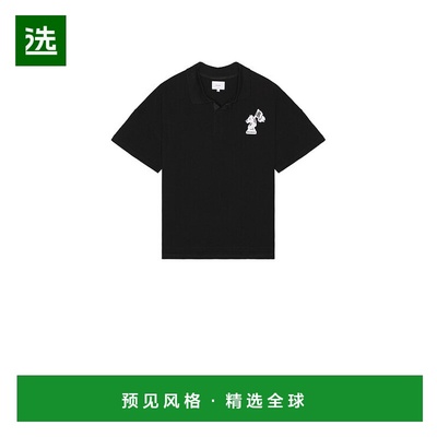 1h可退 香港直邮Rhude 男士 凸纹宽松款Polo衫 RHFW25SR02012