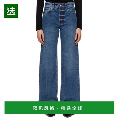 香港直邮Anine Bing 女士牛仔裤 A061134418WHD8WASHEDBLUE