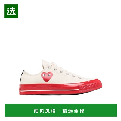 香港直邮COMME DES GARCONS 女士运动鞋 P1K123OFFWHITE-0红色鞋
