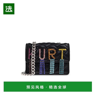 香港直邮KURT GEIGER 女士斜挎包 MICROKENSINGTONKURT0BLACKCOMB