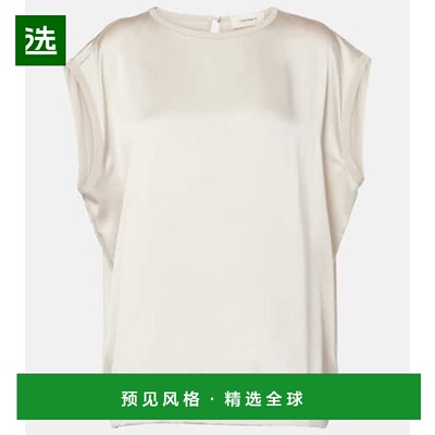 1h可退 香港直邮LISA YANG 女士 真丝上衣 beige米色 舒适时尚