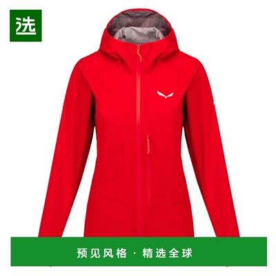 香港直邮SALEWA 女士户外风衣 28393ROSSO CO 红色 GIACCA DONNA