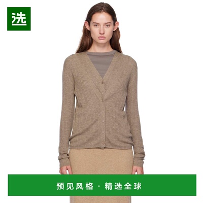 1h可退 香港直邮LISA YANG 女士 灰褐色 Vanna 开衫 2025311