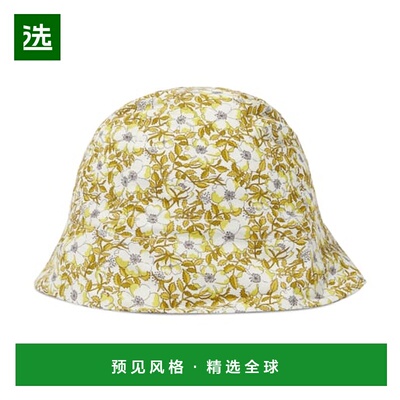 1h可退 香港直邮Bonpoint 婴儿 Grigri 花朵棉帽子童装 green绿色