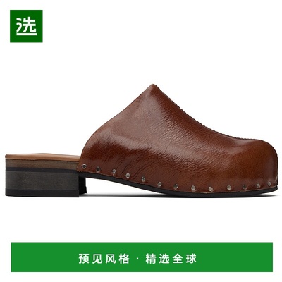 1h可退 香港直邮Our Legacy 男士 棕色 Naoto 穆勒鞋 A2257NCC