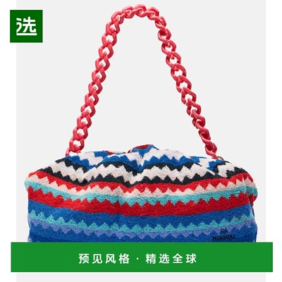 1h可退 香港直邮MISSONI 米索尼 女士 之字纹肩包 colorful花色