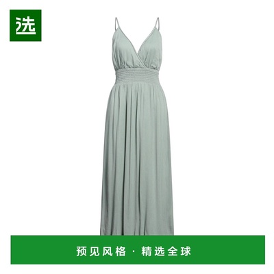 1h可退 香港直邮Louise Misha 女士 长款连衣裙 green绿色 舒适时