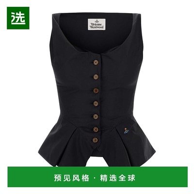 香港直邮Vivienne Westwood Square-Neck Button Down Top 150500