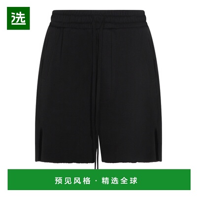 香港直邮Thom Krom 男士 黑色棉质短裤 MST5190111