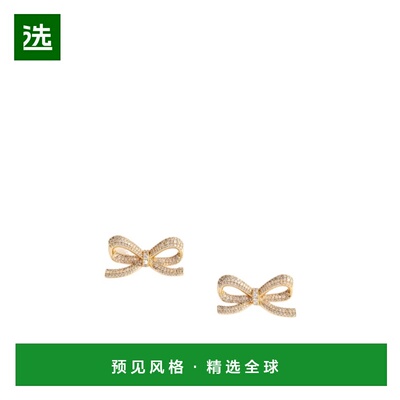 香港直邮SELF-PORTRAIT 女士耳饰 AW25606EGD AW2025 金色 蝴蝶结