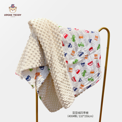 洛克泰迪儿童豆豆绒空调被春季被幼儿园午休夏季盖被被芯LMPC2S72