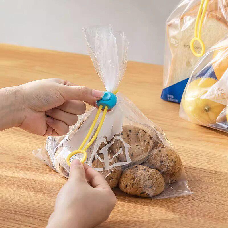 【食品保鲜】随拆随封食品封口夹收束绑带绳子保鲜绑绳捆扎C