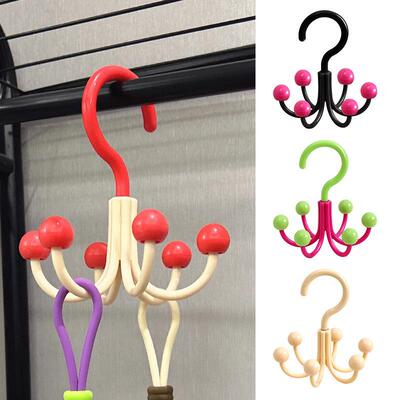 Multi-functional Rotatable Six-Prong Hook for Home Use, Suit