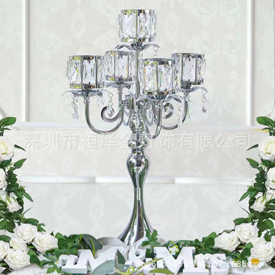 Nordic style candle holders, iron home decor, living room o