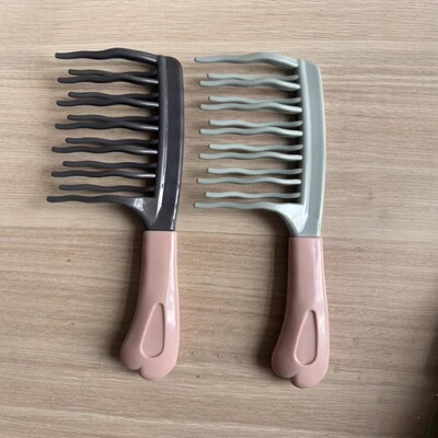 Double row wool roll big toothed comb for both men and wome