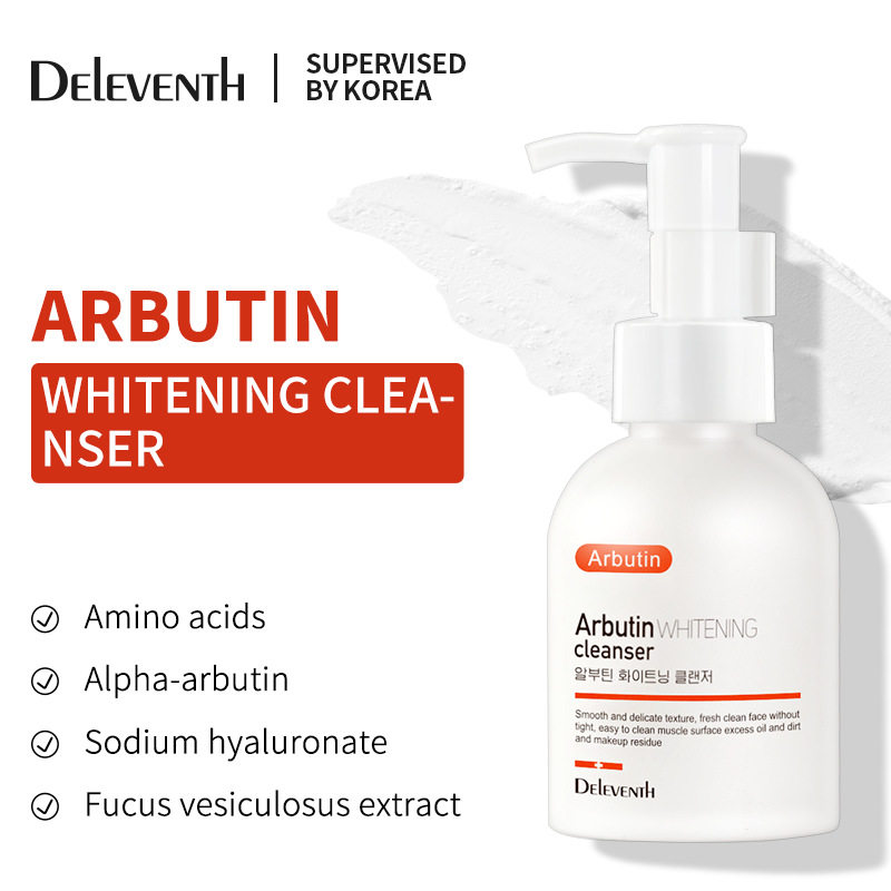 Korean DEleventh Arbutin Brightening Facial Cleanser Mild O