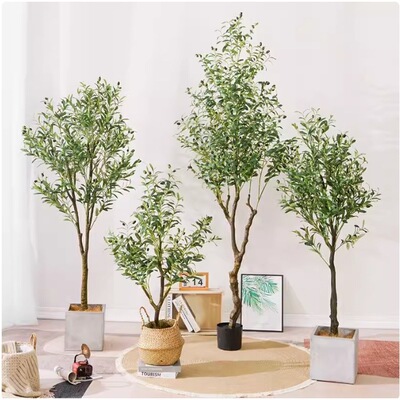 Simulated green plants, potted plants, decorations, indoor