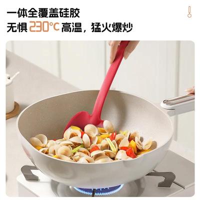铂金级铲KR0648食硅蘑菇耐高温品不粘锅铲家用烘焙樱胶桃铲家用厨