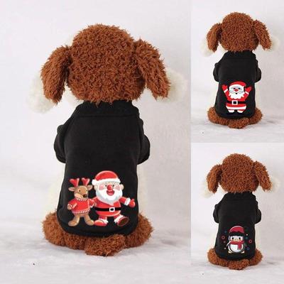 Christmas Pet Dog Clothes For Small Medium Dogs Vest Shirt D