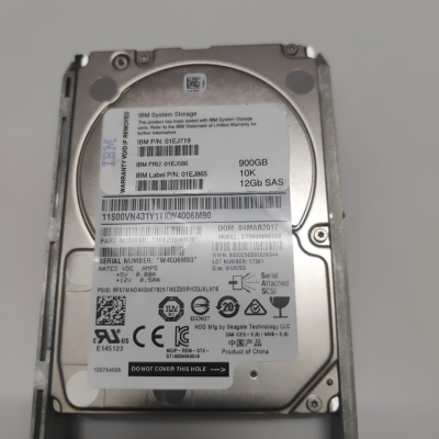 IBM 01EJ017 01EJ586  900G SAS 10K 12GB 2.5寸存储硬盘V3700
