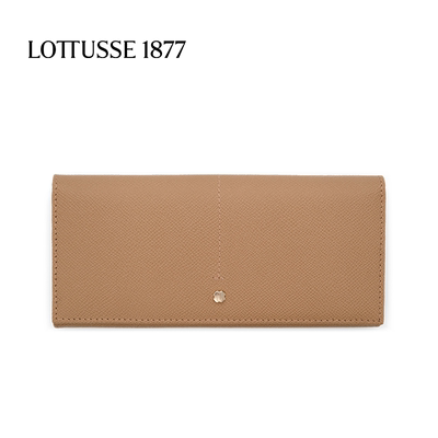 LOTTUSSE/乐途仕简约经典牛皮女士长款钱包卡包手握包20X9cm