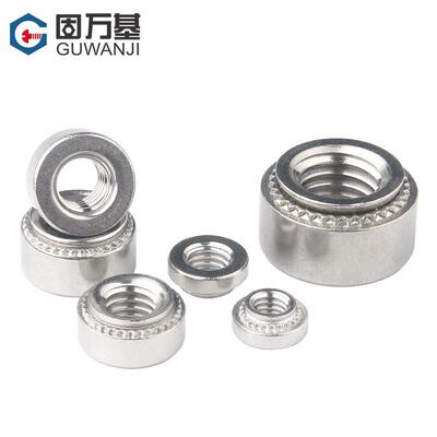 镀锌压铆螺母压铆螺帽环保压板件圆螺丝帽 S-M2.5M3M4M5M6M8/M10