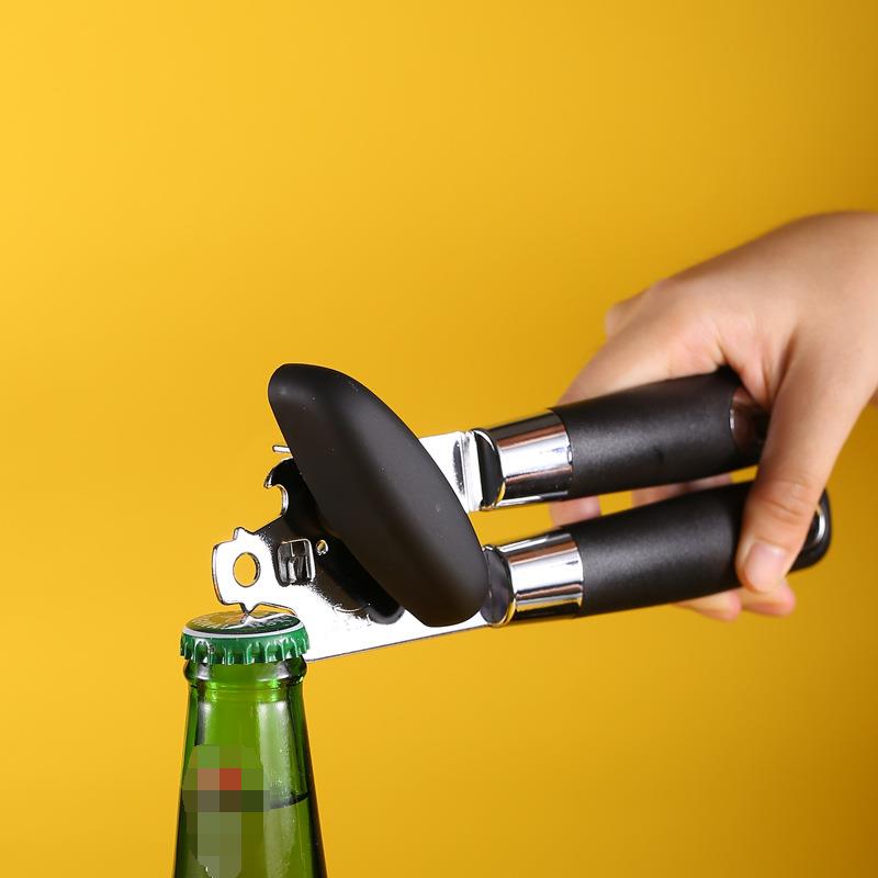 境跨手动开器合一开瓶器多用途厨三房DY16-077工具铁皮水罐果淡奶