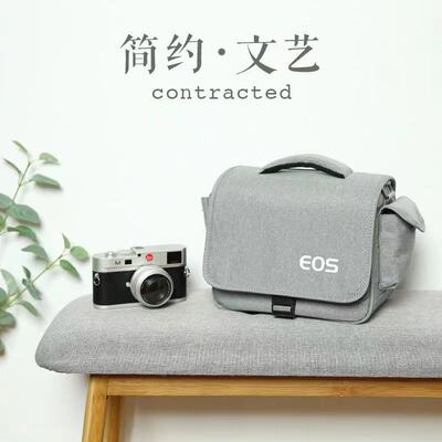 适用于卡摄便携文艺斜挎相机包