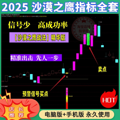 2025新品·沙漠之鹰战法潜伏低吸涨停短线牛股回调模式主升浪战法