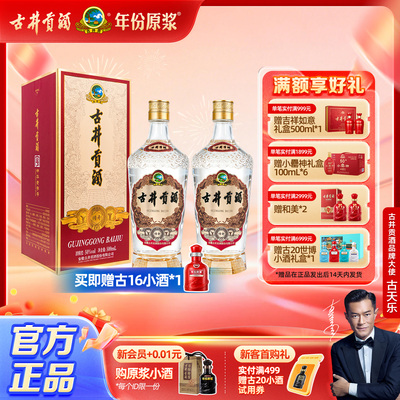 【新品上市】古井贡酒传奇纪念版 50度500ml*2瓶宴请送礼团圆小酌