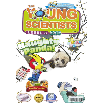 现货 Young Scientists 2024年3月新加坡儿童科学家 3年级原版进口图书
