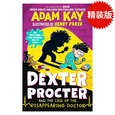 预售 Adam Kay系列新品 英文原版 Dexter Procter and the Case of the Disappearing Doctor 消失的医生之谜 儿童侦探推理小说