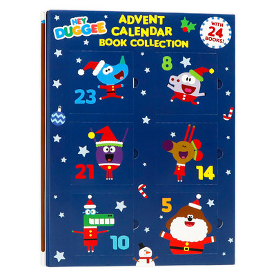 嗨道奇狗狗老师圣诞倒数日历盲盒 英文原版绘本 Hey Duggee Advent Calendar Book Collection 低幼亲子共读 寓教于乐成长启蒙