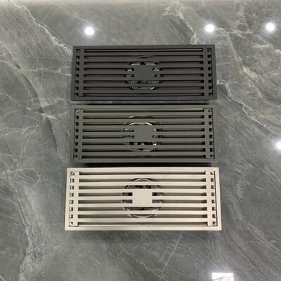 防臭地漏卫生长间条IEU不锈钢淋浴房加长8*0cm 8 x30cm工程地2漏