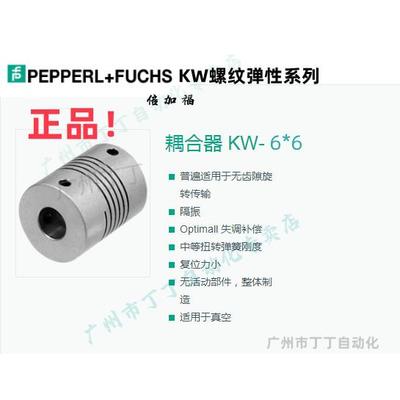 德国倍加福KW-6-6联轴器偶合器中等扭转弹簧刚度螺纹弹性联轴器