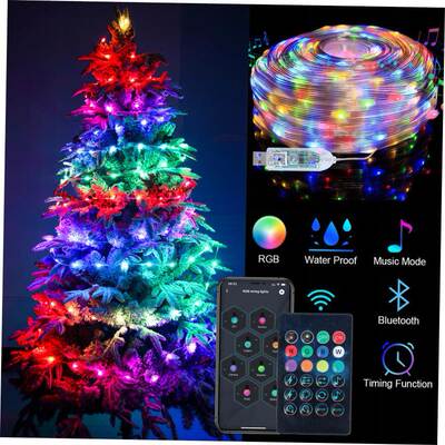 5/10M Christmas Strip Light String Garland Lights Christmas