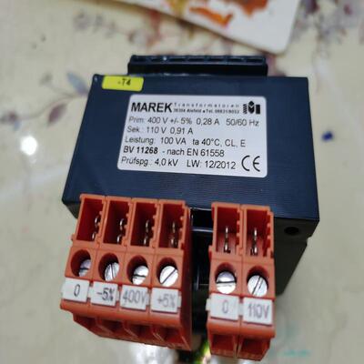 维修检查marek变压器，400v～110v议价