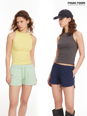 routeroom纯棉防走光短卫裤