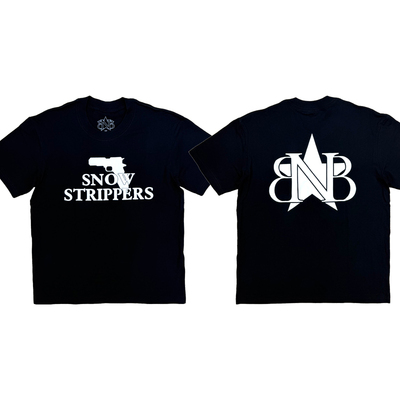 Drain Gang Snow Strippers Gun Shirt联名限定枪印花短袖T恤