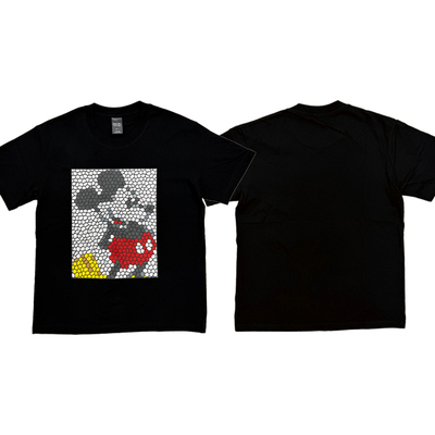 Number (N)ine Mickey mosaic shirt米老鼠马赛克印花短袖T恤