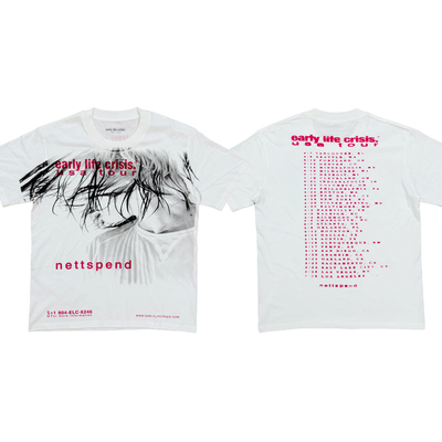 Nettspend USA Tour Merch Tee会场限定专辑印花短袖T恤